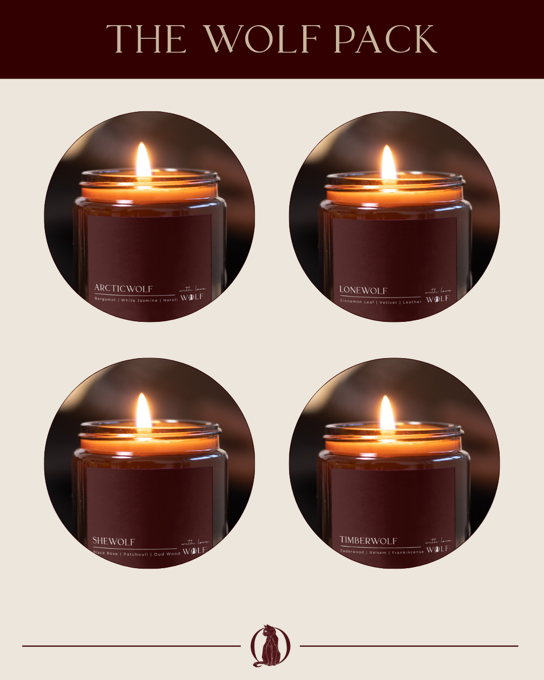 The Wolf Pack Collection – Wolf Candle Co